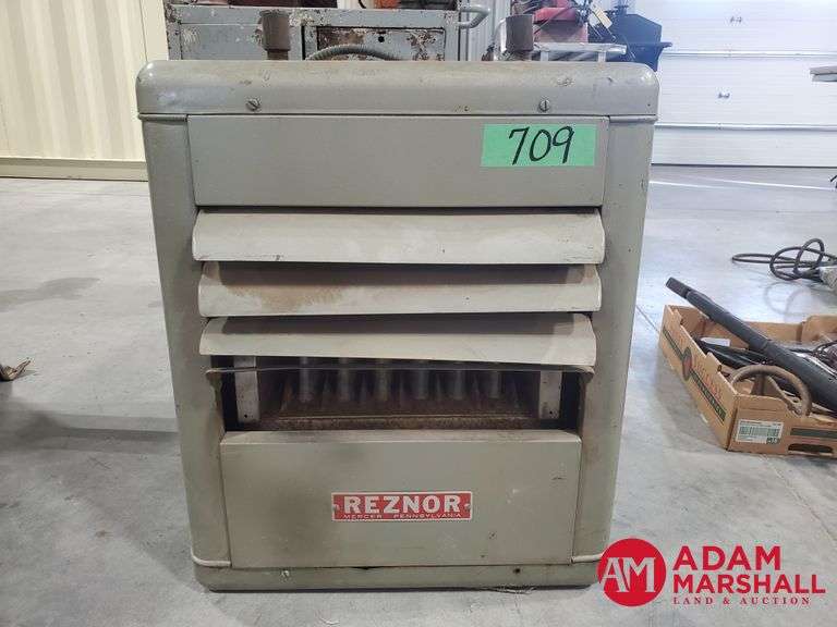 Reznor Heater Approximately 2' x 18 1/2" x 2' H - Adam Marshall Land ...