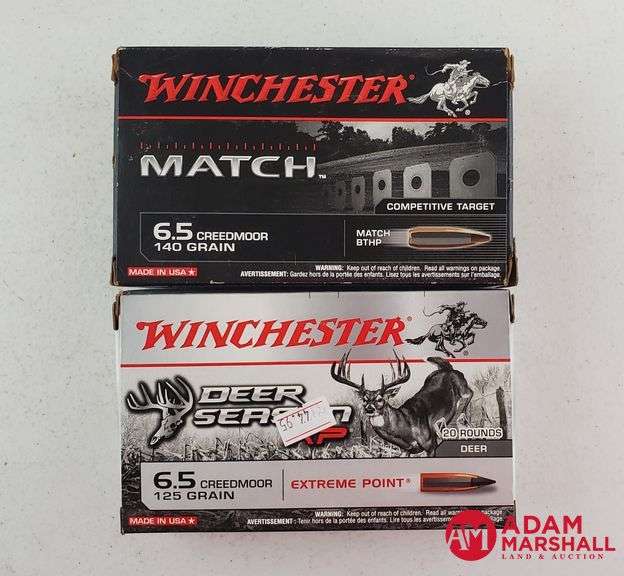 Winchester 6.5 Creedmoor: Deer Season XP - 125 Gr (1 X 20) + MATCH ...