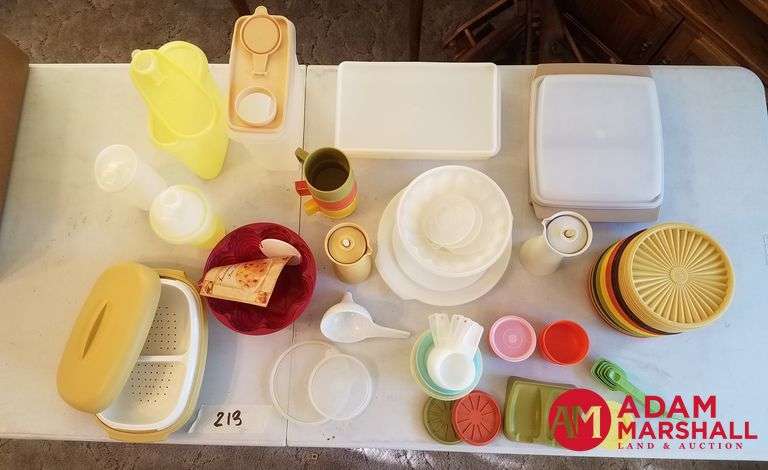 Vintage Misc. Tupperware - Adam Marshall Land & Auction, LLC