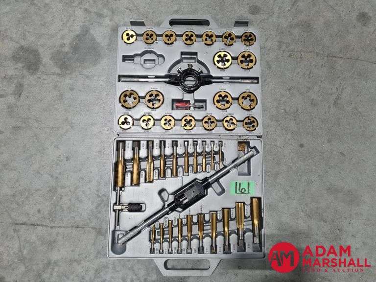 SAE Tap and Die Kit with Hard Case - Adam Marshall Land & Auction, LLC