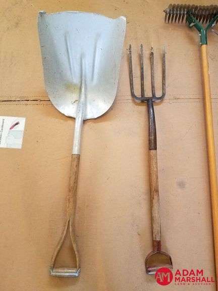 Grain Scoop, Potato Fork, Thatch Rake & Leaf Rake - Adam Marshall Land ...