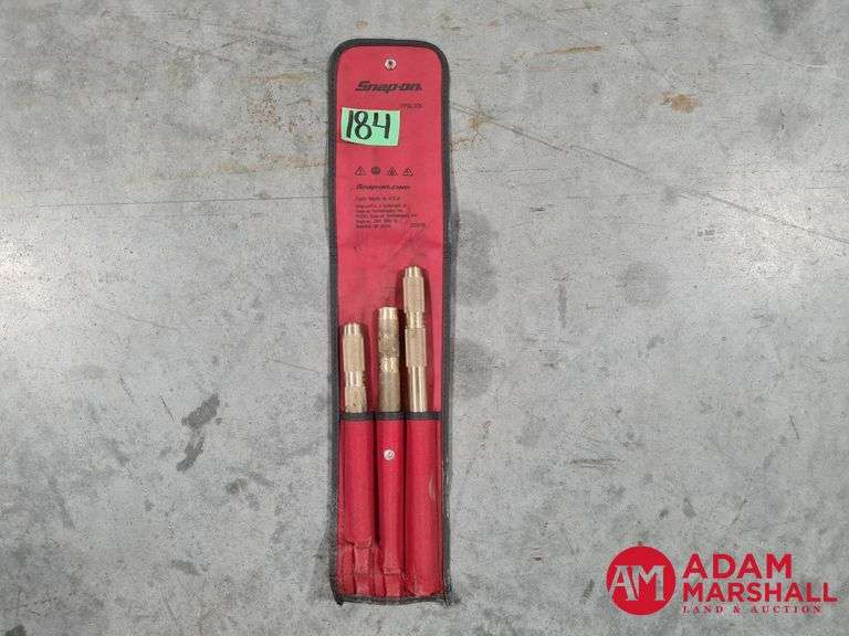 Snap-On PPBL30K 3-PC Bronze Punch Set with Pocket Holder - Adam ...
