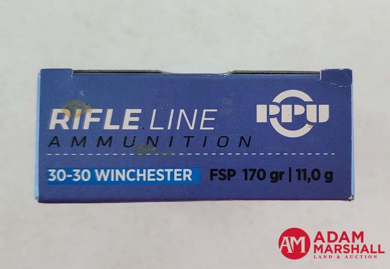PPU Rifle Line 30-30 Win - 170 Gr FSP (1 X 20) - Adam Marshall Land ...