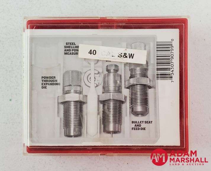 Lee 40 Cal S&W Reloading Die Set - Adam Marshall Land & Auction, LLC