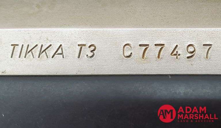 Tikka Model T3 Bolt Action Rifle - 300 Win Mag - SN: C77497 - Adam ...