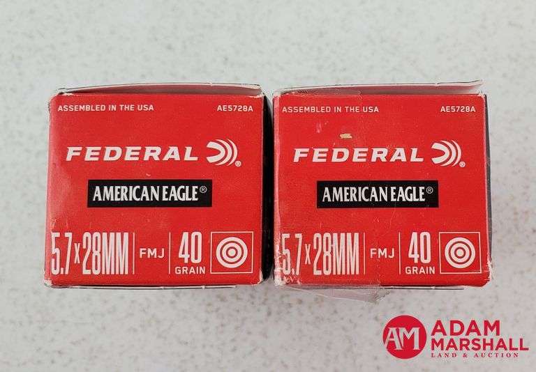 Federal American Eagle 5.7 X 28 MM - 40 Gr FMJ (2 X 50) - Adam Marshall ...