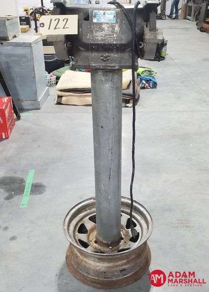 RAM R-600 Heavy Duty Industrial Bench Grinder on Custom Stand - Adam ...