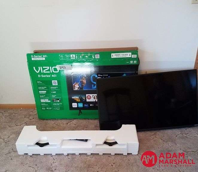 Vizio 40" D-Series TV in Box - Adam Marshall Land & Auction, LLC