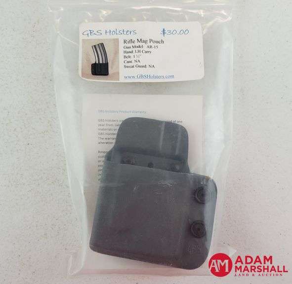 GBS AR-15 Rifle Magazine Pouch - NIB - Adam Marshall Land & Auction, LLC