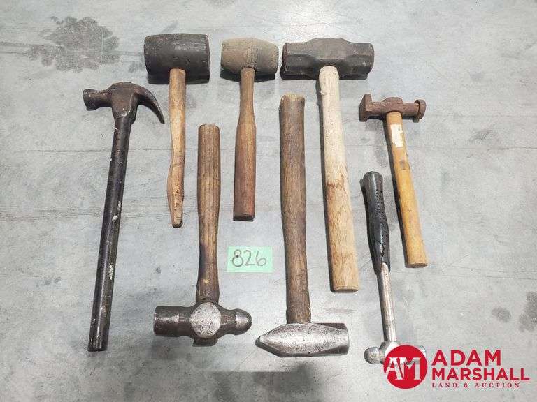 (8) Assorted Hammers - Adam Marshall Land & Auction, LLC
