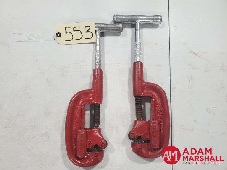 (2) Rigid Pipe Cutters. No. 1-2 and 1/8-2 Heavy Duty - Adam Marshall ...