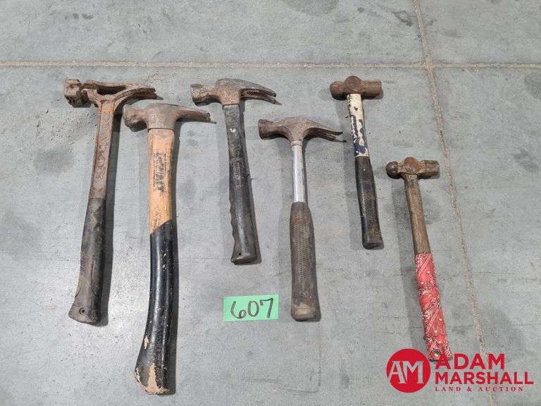 (6) Assorted Hammers - Adam Marshall Land & Auction, LLC