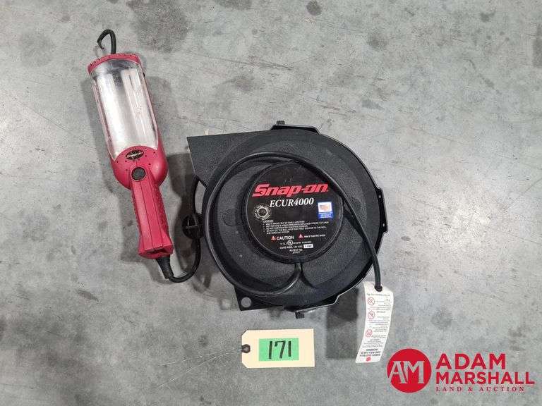 Snap-On ECUR4000 Retractable Work Light; 50' - Adam Marshall Land ...