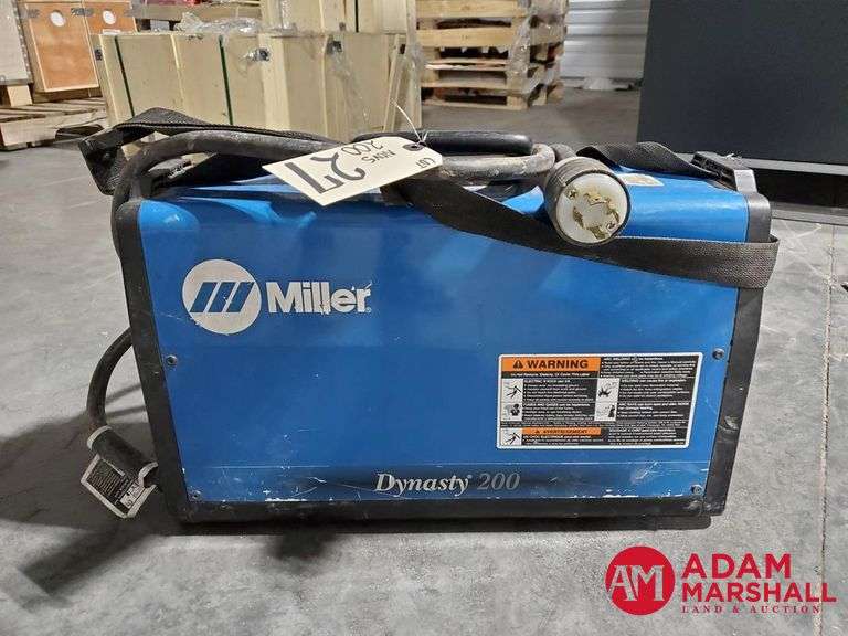 Miller Dynasty 200 Welder - Adam Marshall Land & Auction, LLC