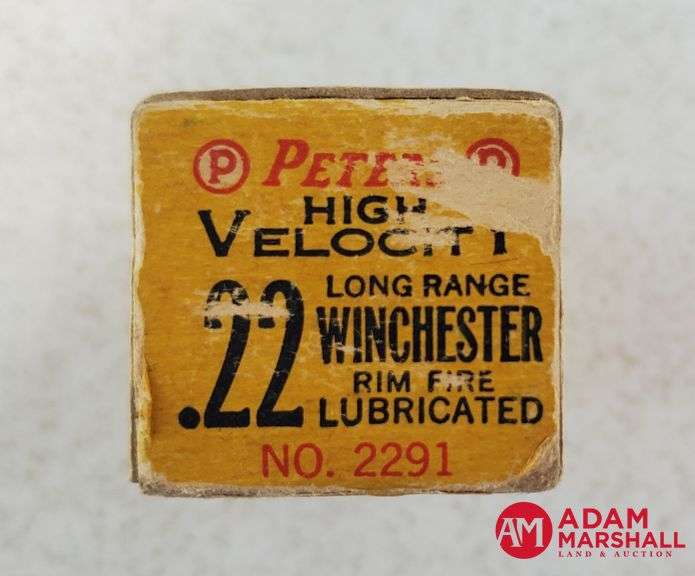Peters High Velocity Long Range 22 Winchester RF Lubricated/Rustless ...