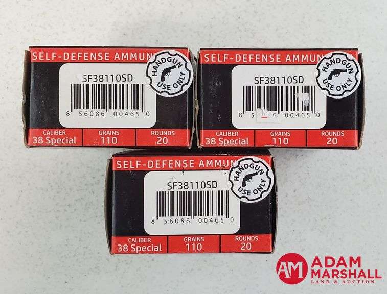 Sinter Fire Special Duty 38 Special - 110 Gr (3 X 20) - Adam Marshall ...