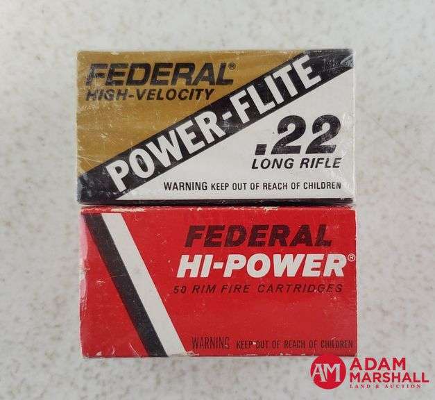 Federal 22 LR: Power-Flite (1 X 50) + Hi-Power (1 X 50) - Adam Marshall ...