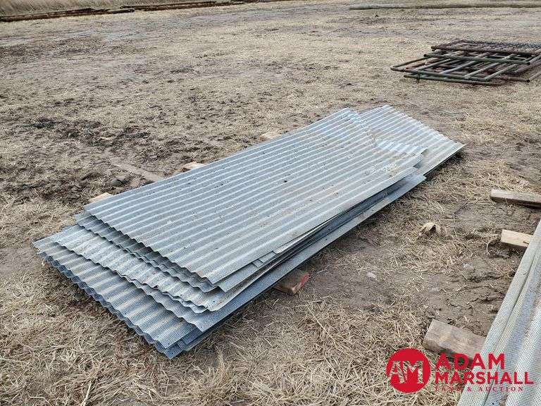 Assorted Perforated Wind Break Sheeting - Adam Marshall Land & Auction, LLC