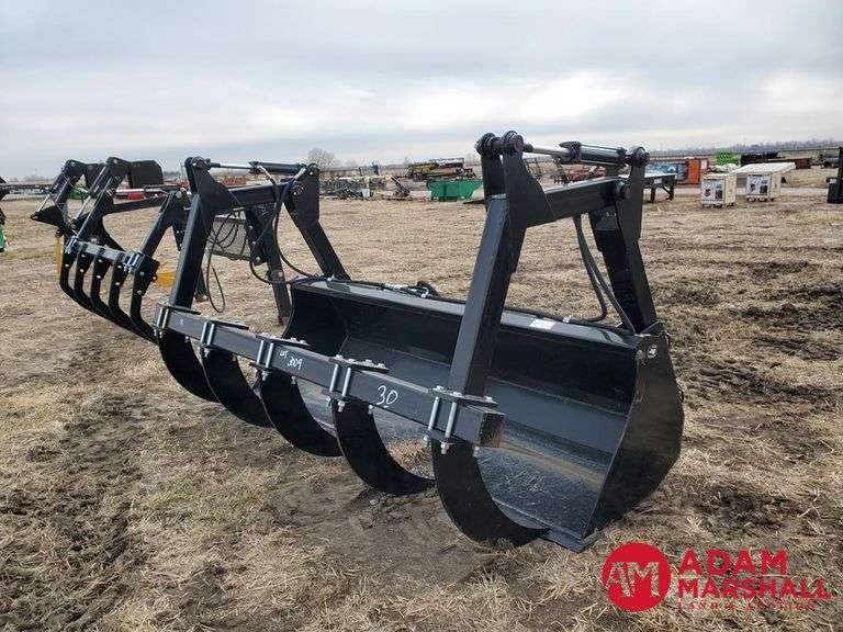 Super Stars Bale Bucket Grapple - 8 Ft - Euro Mounts - Adam Marshall ...