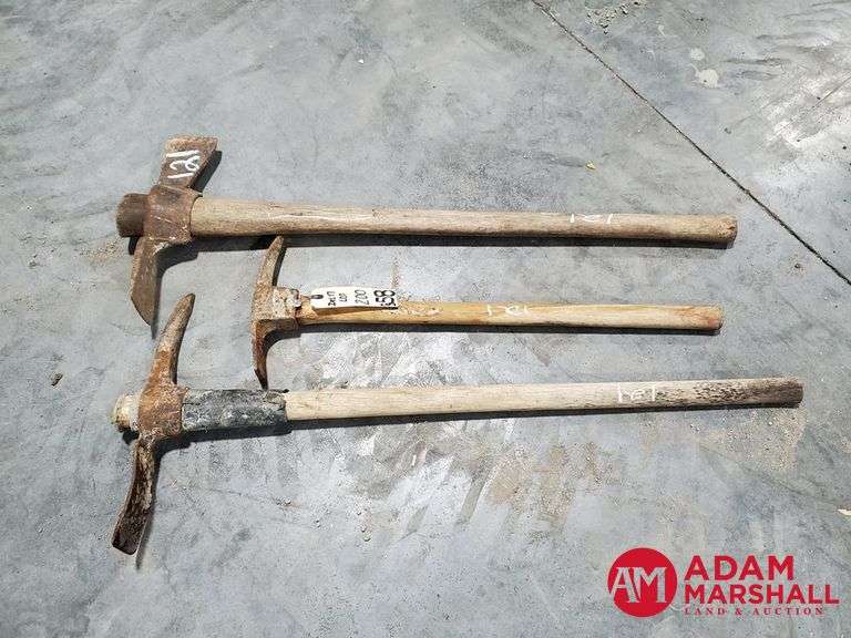 (3) Pick Axes - Adam Marshall Land & Auction, LLC