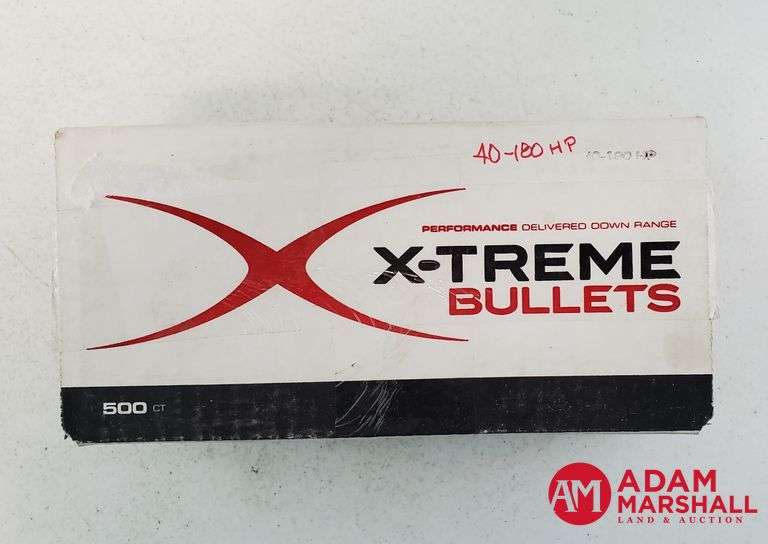 Bullets - X-Treme Bullets - 40 Cal, 180 Gr HP (1 X 500) - Adam Marshall ...