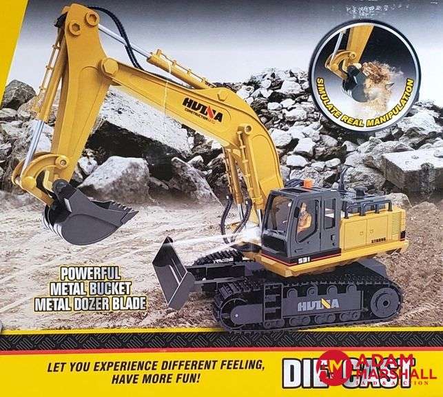 Unused Hui Na Toys Model 1531 1:16 Scale 11CH Remote Control Excavator ...
