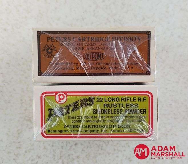Peters 22 LR: High Velocity Solid Point (1 X 50) + RF Rustless (1 X 50 ...