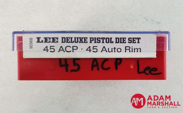 Lee 45 ACP/45 Auto Rim Reloading Die Set - Adam Marshall Land & Auction ...