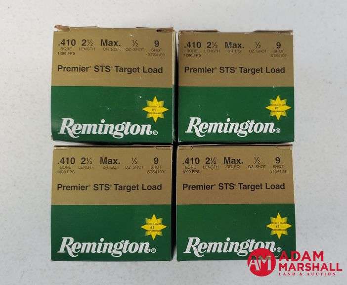 Remington Premier STS Target Load - 410 GA, 2-1/2", 9 Shot (4 X 25 ...