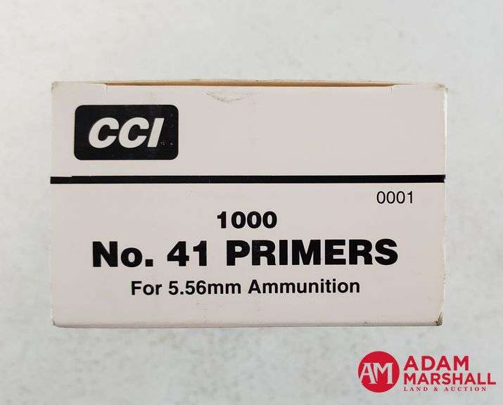 CCI No.41 Arsenal Primers For 5.56 MM (10 X 100) - Adam Marshall Land ...