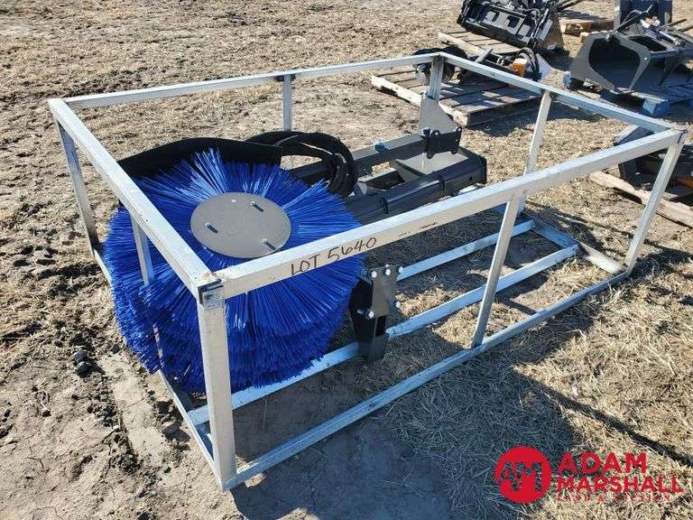 Unused Wolverine Feed Bunk Sweeper for Skid Steer - Adam Marshall Land ...