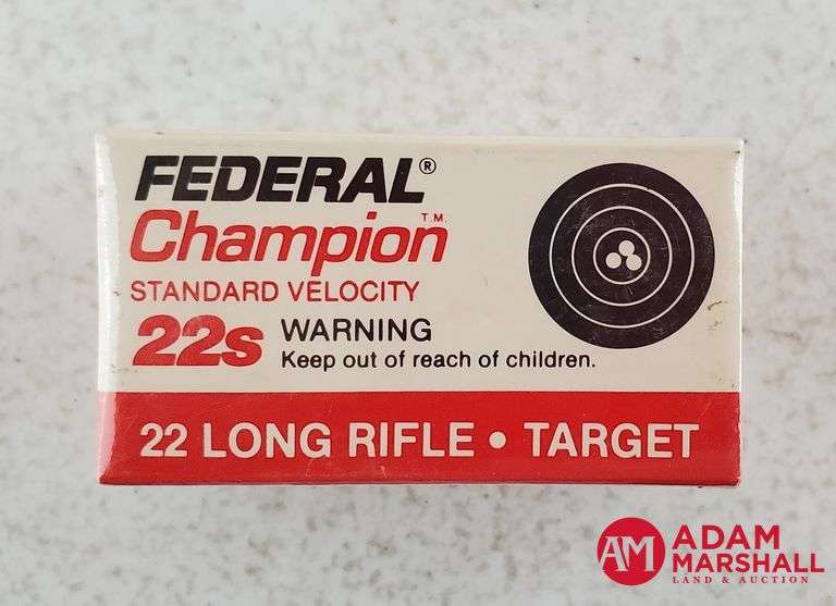 Federal Champion Target Standard Velocity 22 LR (1 X 50) - Adam ...