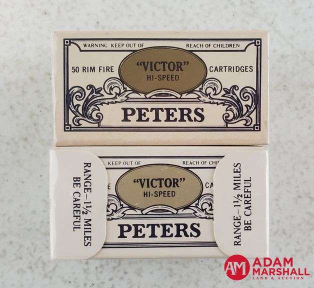 Peters VICTOR Hi-Speed 22 LR (2 X 50) - Adam Marshall Land & Auction, LLC