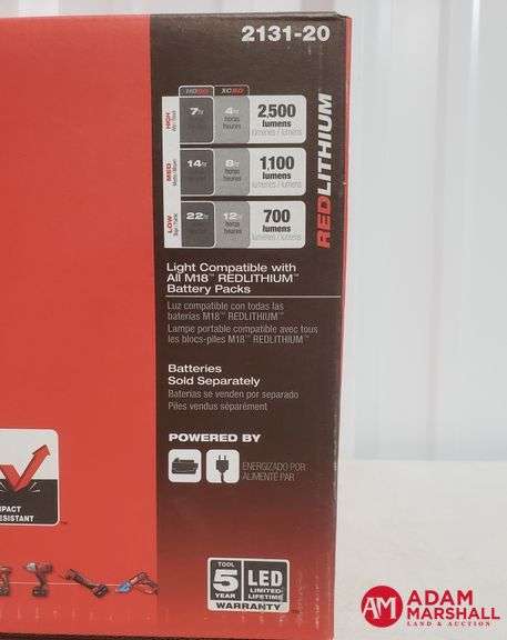 Milwaukee 2131-20 M18 Dual power tower light. Tool only - Adam Marshall ...