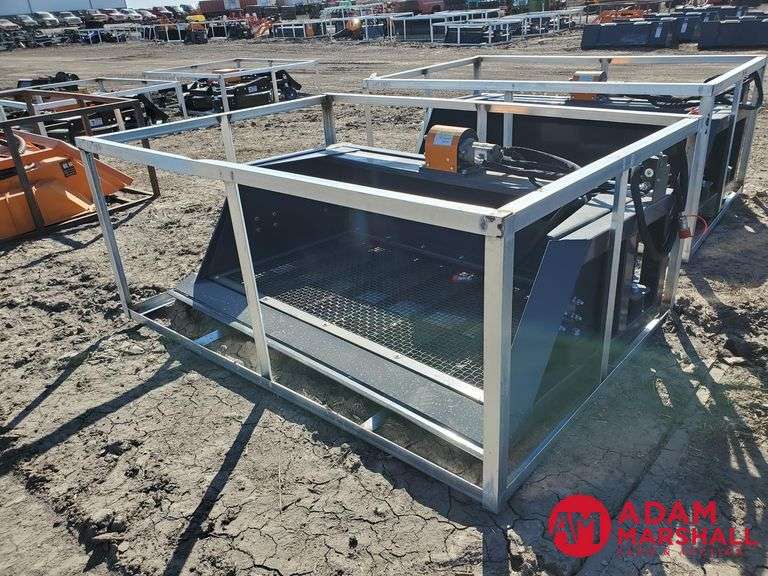 Unused Wolverine Screening Bucket for Skid Steer, 72IN - Adam Marshall ...