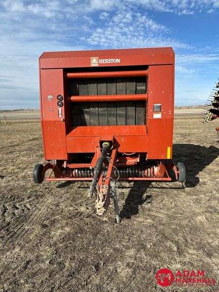 2004 Hesston 956A Round Baler - Adam Marshall Land & Auction, LLC