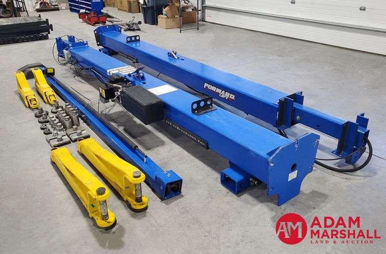 Forward Lift F10-2 Post Auto Lift 10,000 Lbs Capacity Clear Floor W ...