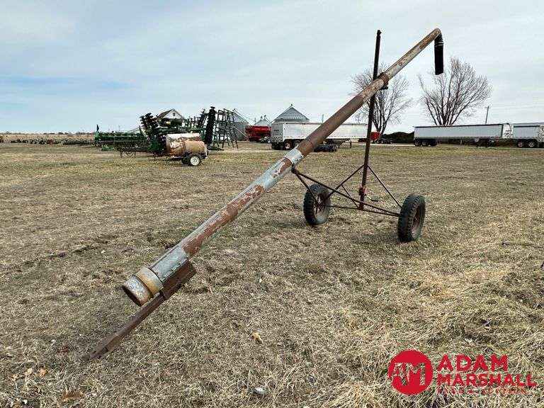 Shop Built Irrigation Auger - Adam Marshall Land & Auction, LLC