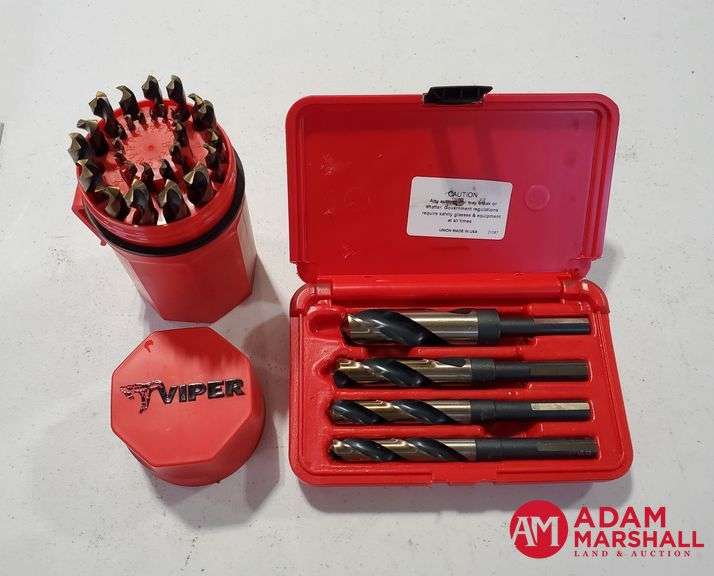 (2) Viper Drill Bit Sets - Adam Marshall Land & Auction, LLC