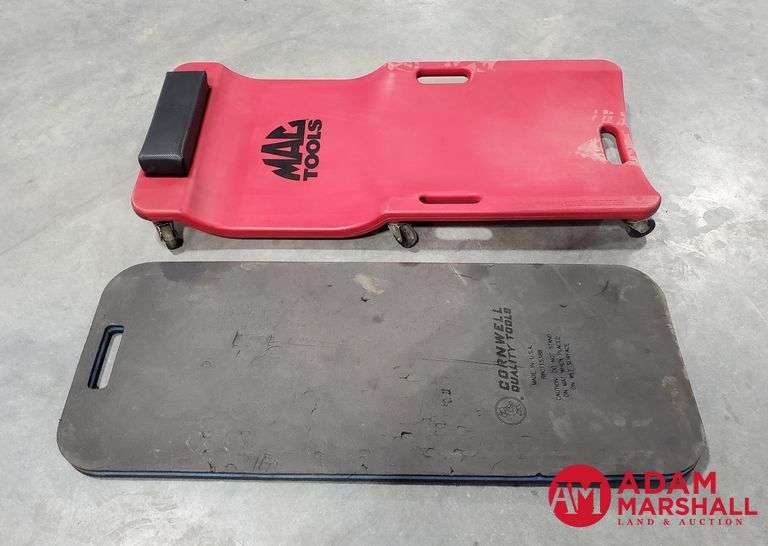 MAC Tools Mechanic Creeper & Cornwell Mechanic Mat - Adam Marshall Land ...