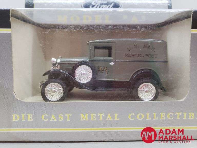(3) car models:USPS Model A 80009, Franklin Mint 1957 Chevy Bel Air ...