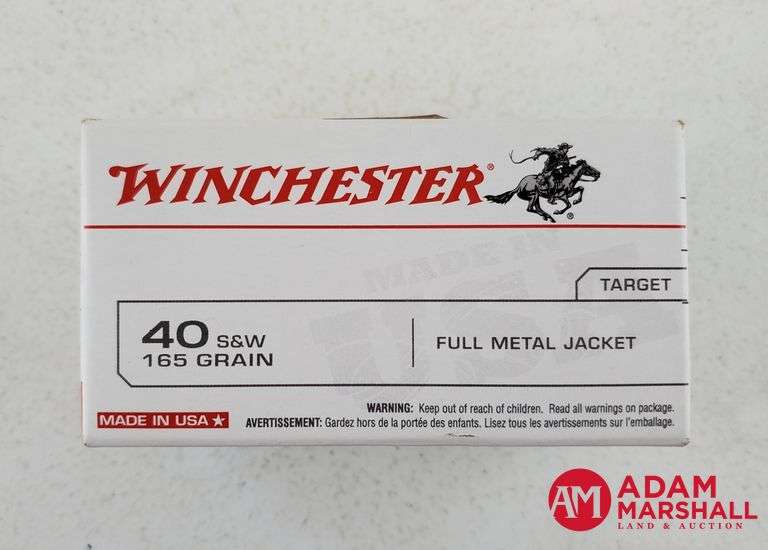 Winchester Target 40 S&W - 165 Gr FMJ (1 X 100) - Adam Marshall Land ...