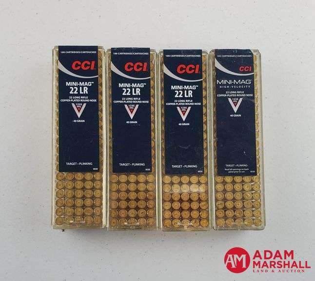 CCI Mini-Mag 22 LR - 40 Gr Copper-Plated RN (4 X 100) - Adam Marshall ...