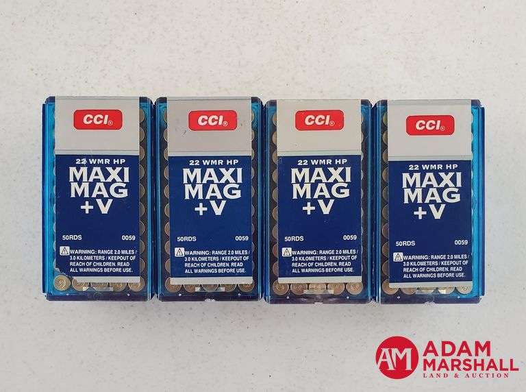 CCI 22 WMR HP Maxi Mag + V - 30 Gr (4 X 50) - Adam Marshall Land ...