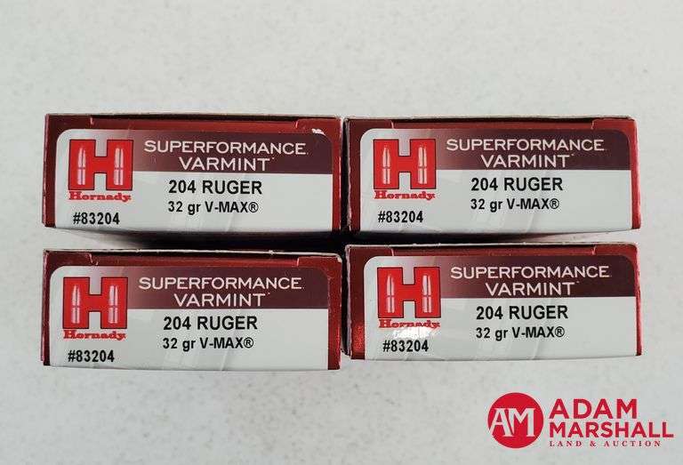 Hornady Superformance Varmint 204 Ruger - 32 Gr V-Max (4 X 20) - Adam ...