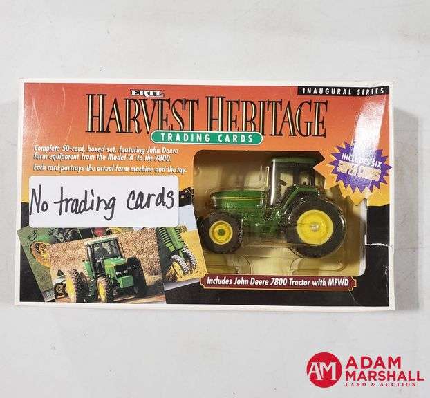 (3) ERTL (3) Harvest Heritage: **Tractors only**, plus deck of regular ...