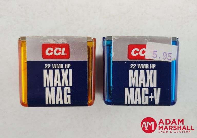 CCI 22 WMR HP - Maxi Mag 40 Gr (1 X 50) + Maxi Mag 30 Gr + V (1 X 50 ...