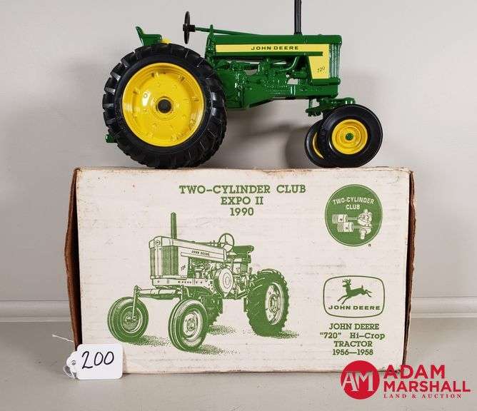 John Deere 720 Hi-Crop ERTL 1/16 5610TA Two-Cylinder Club Expo II 1990 ...