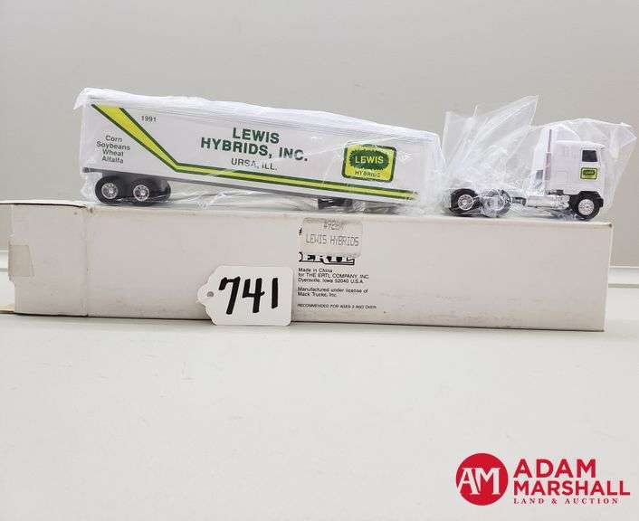 ERTL Mack Lewis Hybrids 1991 cab and trailer 9264 - Adam Marshall Land ...