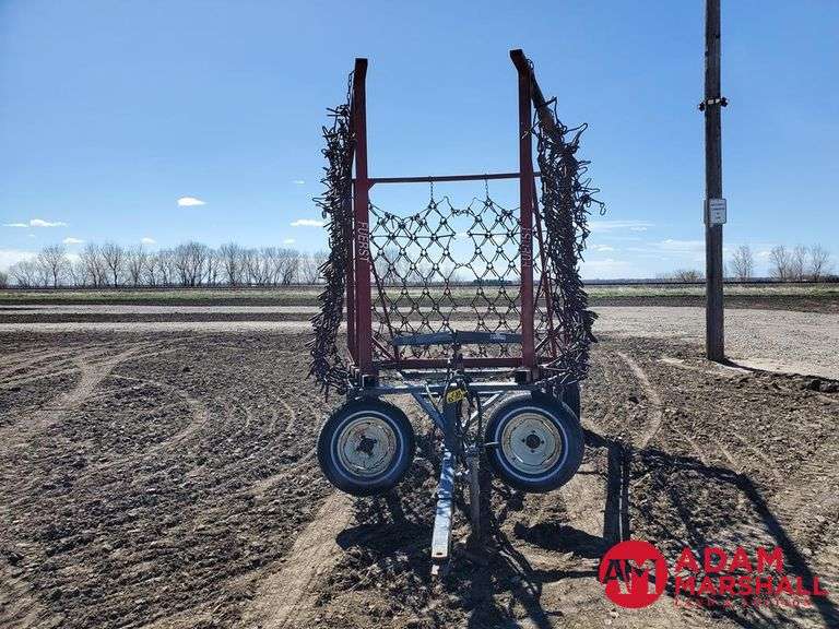 Fuerst Flexible Tine Chain Link Harrow - 30 FT - Adam Marshall Land ...